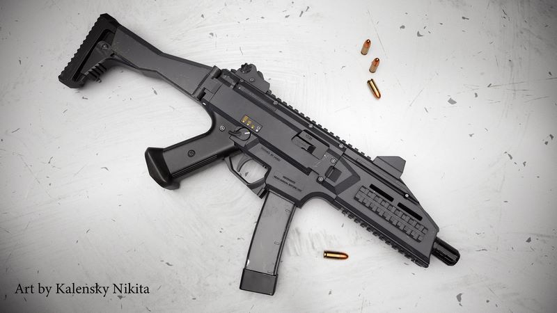 Desire FX 3d models | Scorpion Evo 3 A1 Low-poly 3D model