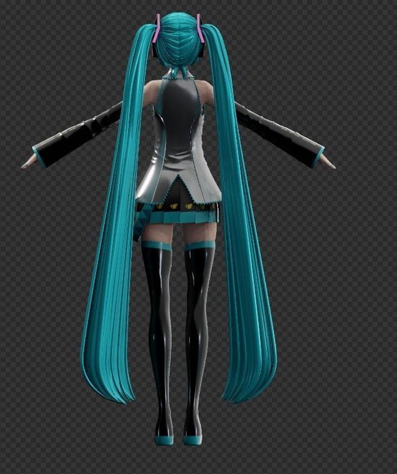 Desire FX 3d models | Miku V1 Low-poly 3D model