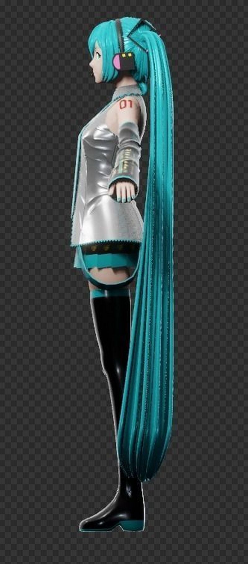Desire FX 3d models | Miku V1 Low-poly 3D model