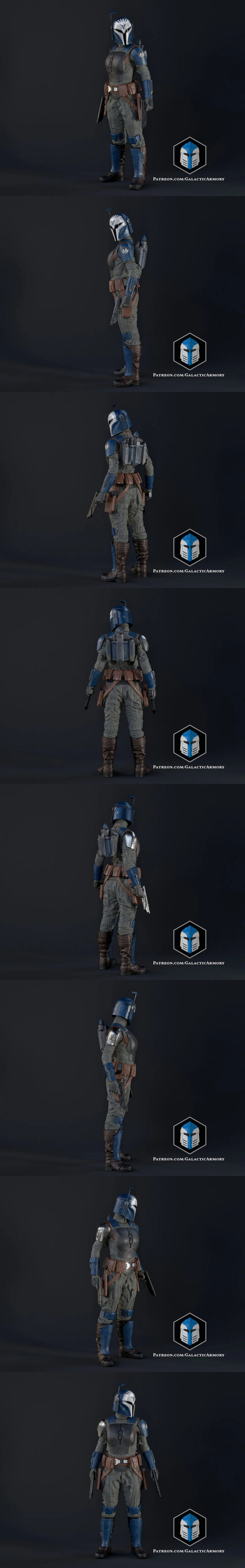 Desire FX 3d models | Bo Katan Figurine – Pose 2 – 3D Print Model