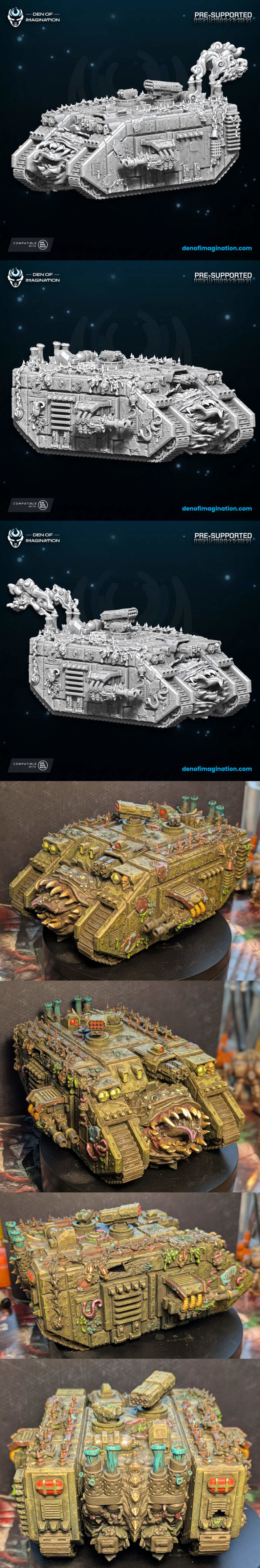 Desire FX 3d models | Chaos Plague – Ironclad Tank Multipart Set – 3D ...