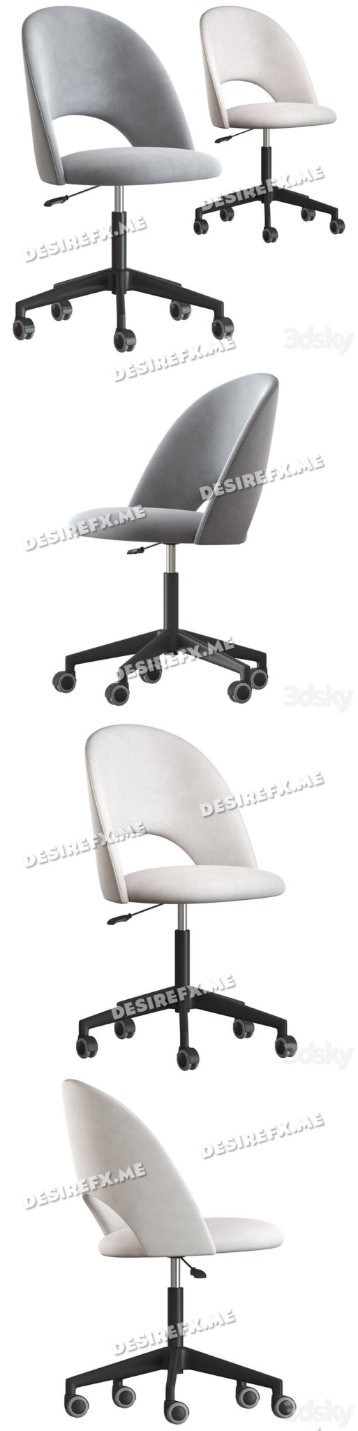 Desire FX 3d models | Computer chair Leo from Bradexhome – 3D Model