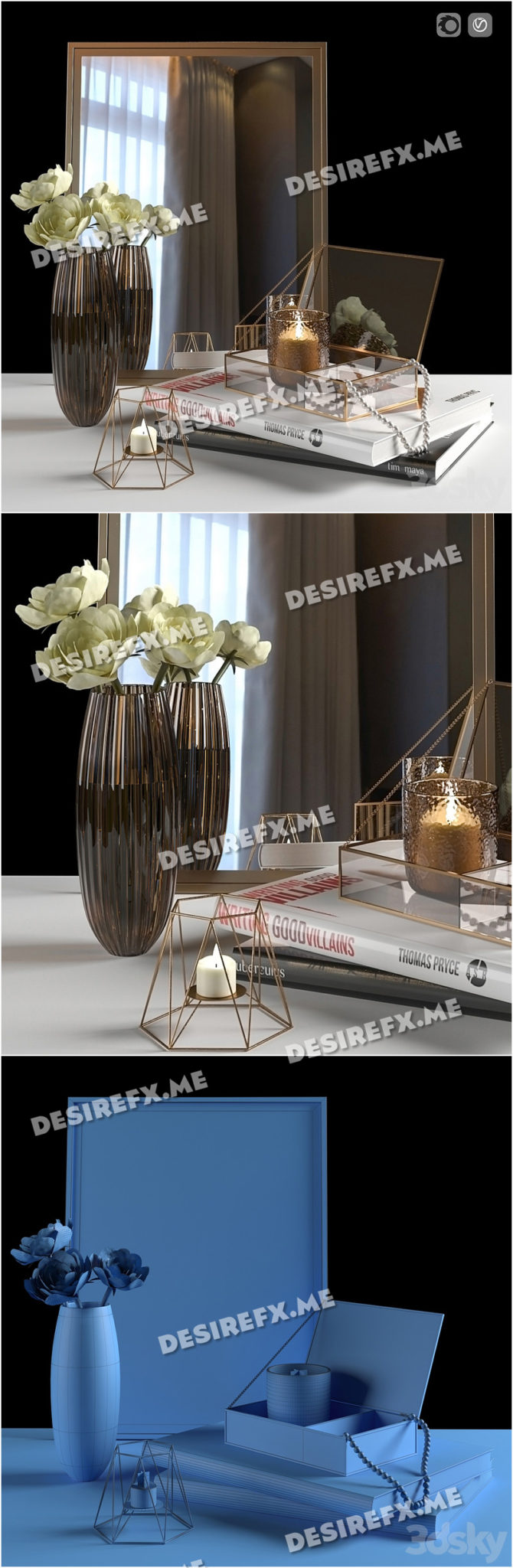 Desire FX 3d models | Flowers set 1 – 3D Model
