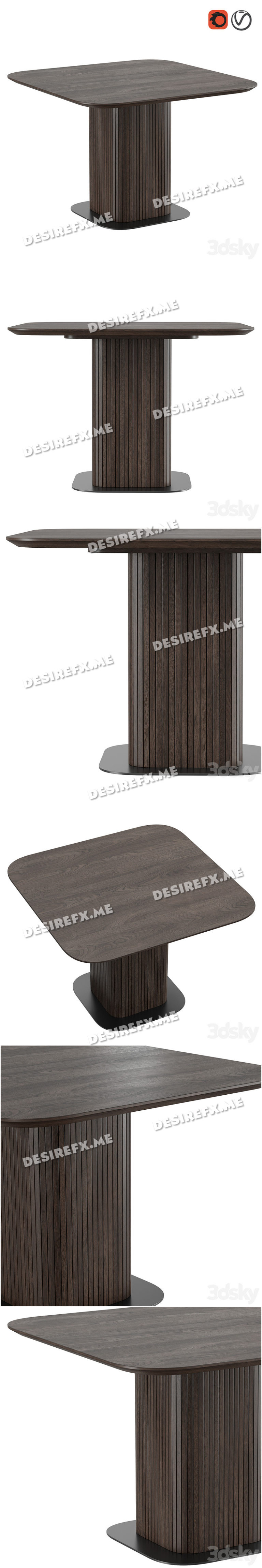 Desire FX 3d models | Glide Dining Table by Dantone Home – 3D Model