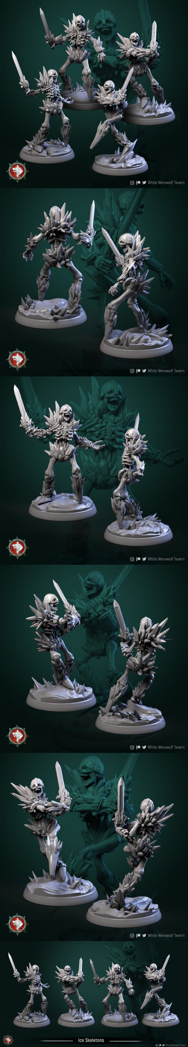 Desire FX 3d models | Ice Skeletons – 3D Print Model