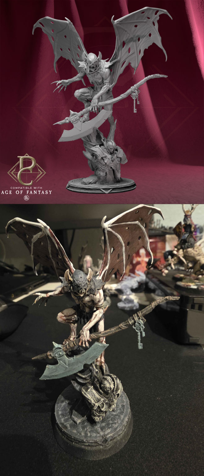 Desire FX 3d models | Lord Ghoul Winged – 3D Print Model
