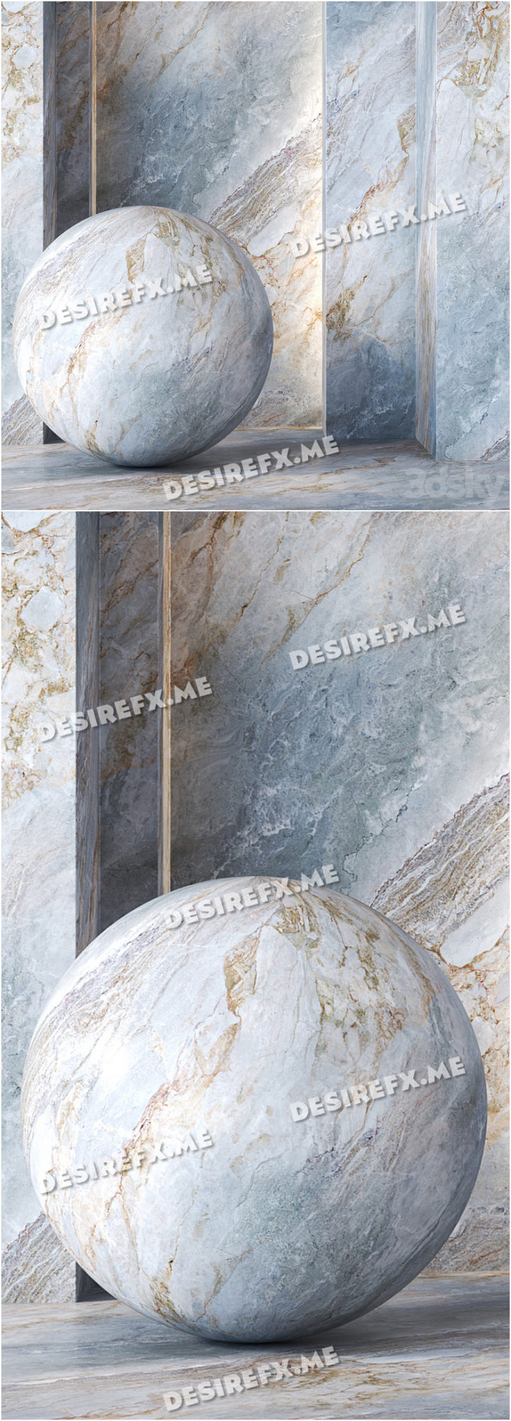 Desire FX 3d models | Marble Texture 4K – Seamless – 3D Model