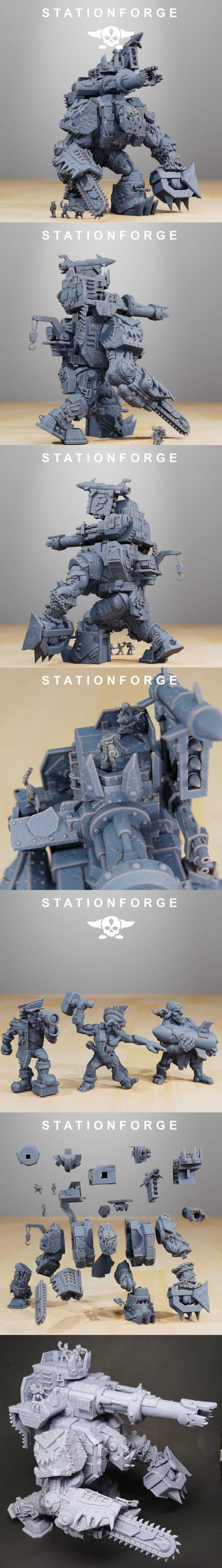 Desire FX 3d models | Orkaz Mega Steppa – 3D Print Model