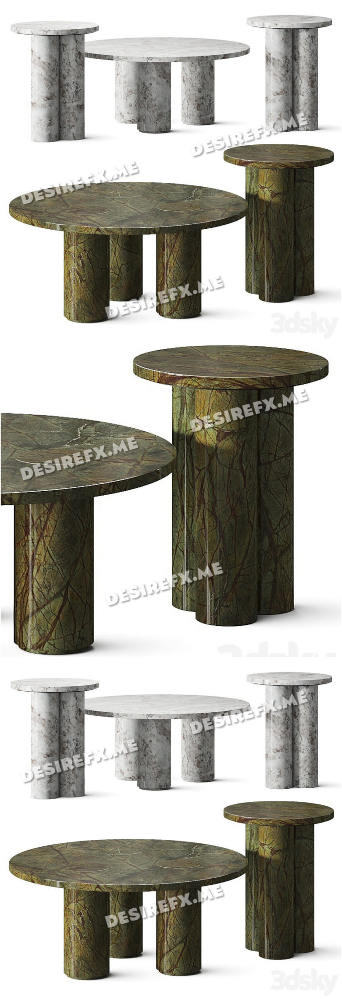 Desire FX 3d models | Soho Home Tisbury Coffee Tables – 3D Model