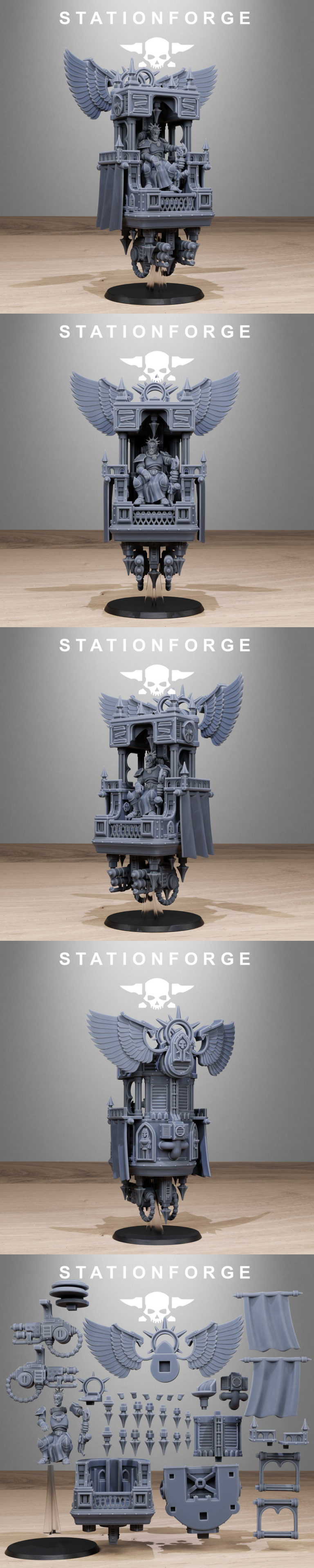 Desire FX 3d models | Vodalites Flying Throne – 3D Print Model