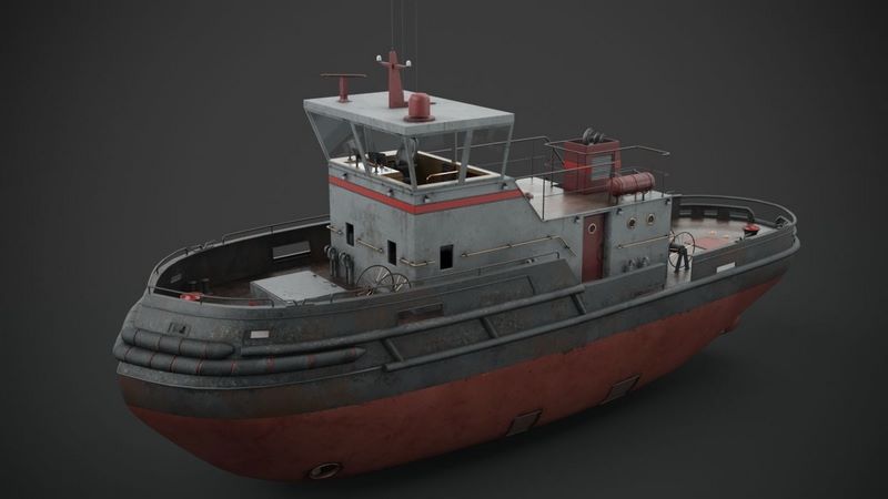 Desire FX 3d models | Tug boat 3D model