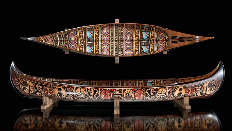 Desire FX 3d models | Historic-Canoe Low-poly 3D model
