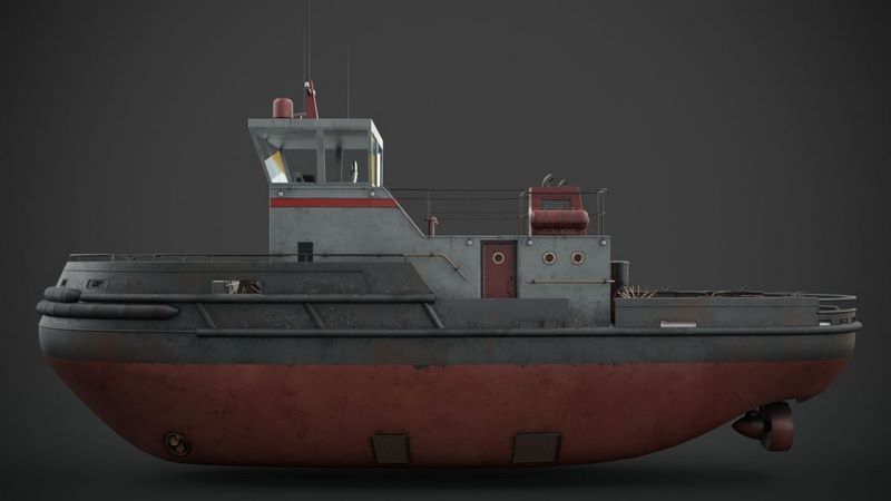 Desire FX 3d models | Tug boat 3D model