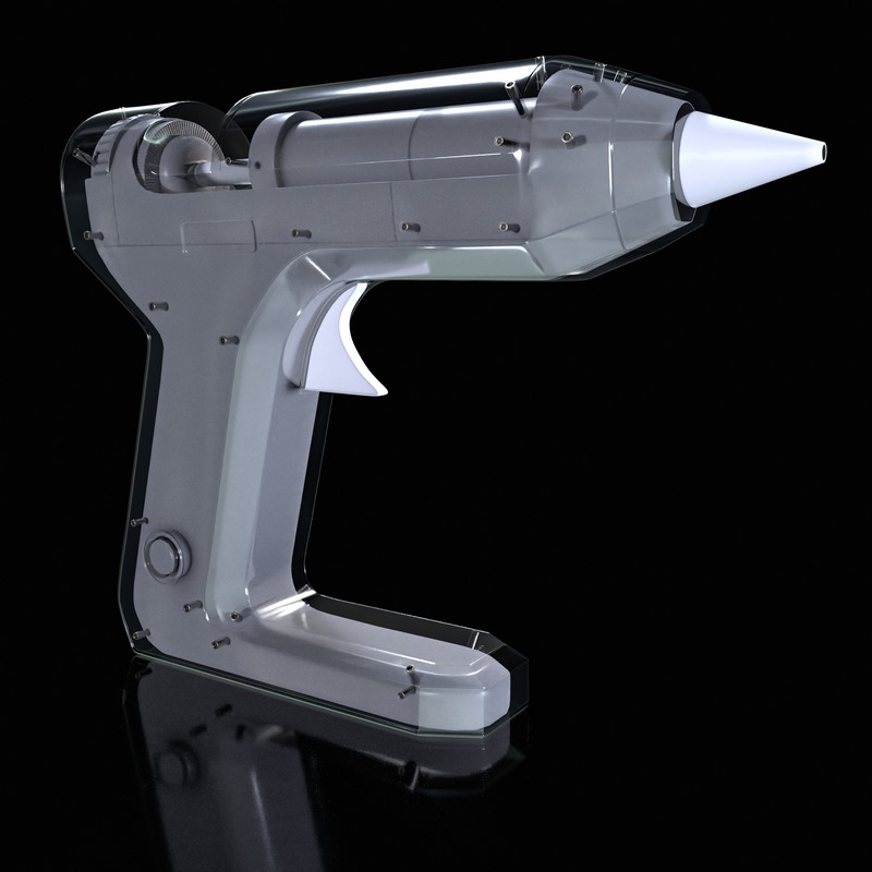 Desire FX 3d models | Glue gun Low-poly 3D model