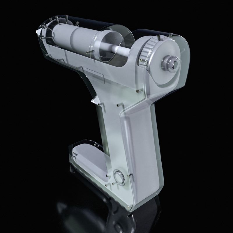 Desire FX 3d models | Glue gun Low-poly 3D model