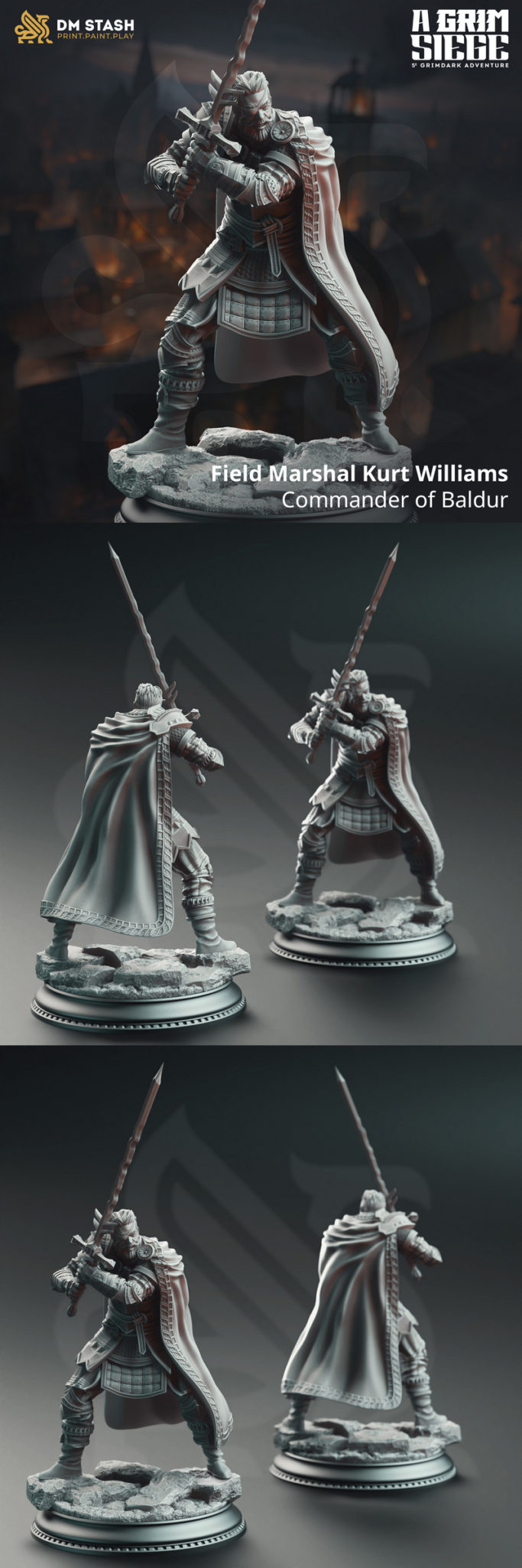 Desire FX 3d models | Field Marshal Kurt Williams – Commander of Baldur ...