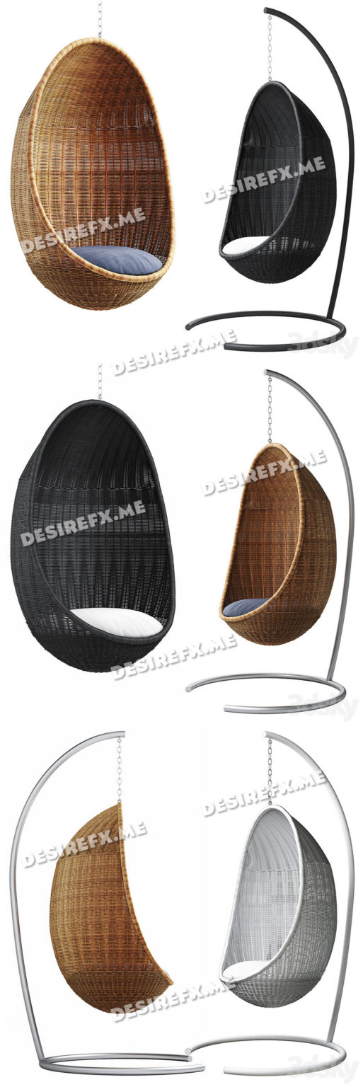 Desire FX 3d models | Hanging Egg Chair Sika design – 3D Model