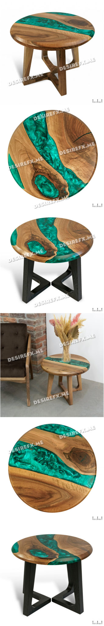 Desire FX 3d models | Kochut Emerald, coffee table made of wood and ...