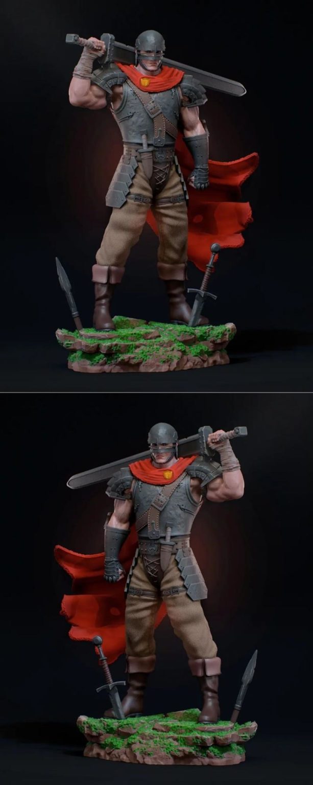 Desire FX 3d models | Guts Berserk – Edson Carvalho – 3D Print Model STL