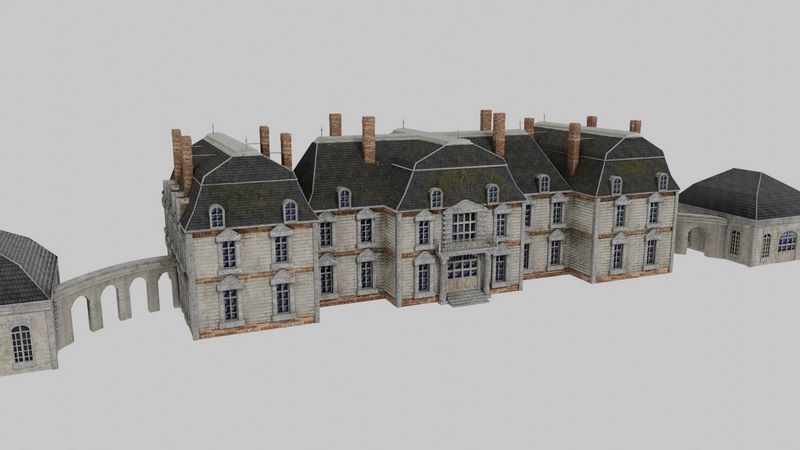 Desire FX 3d models | French XVIIIth century manor 3D model