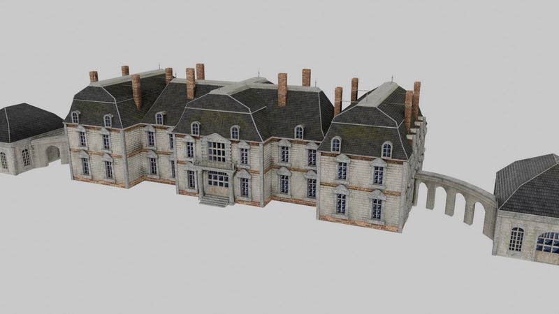 Desire FX 3d models | French XVIIIth century manor 3D model