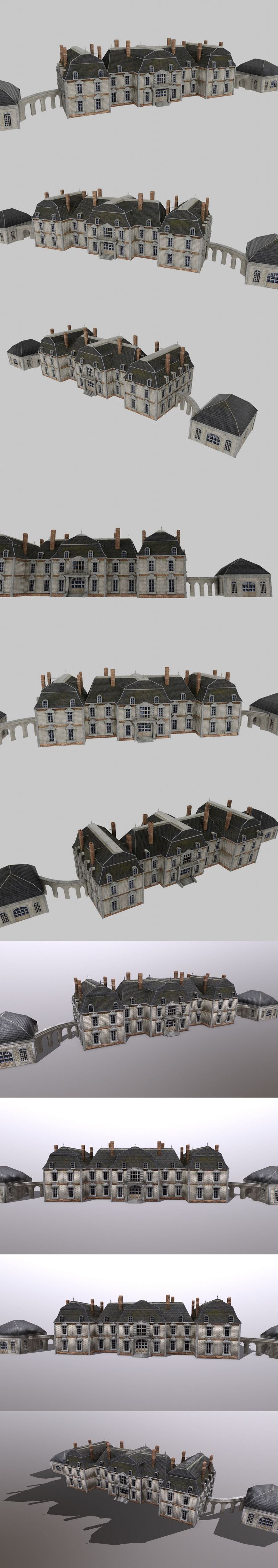 Desire FX 3d models | French XVIIIth century manor 3D model
