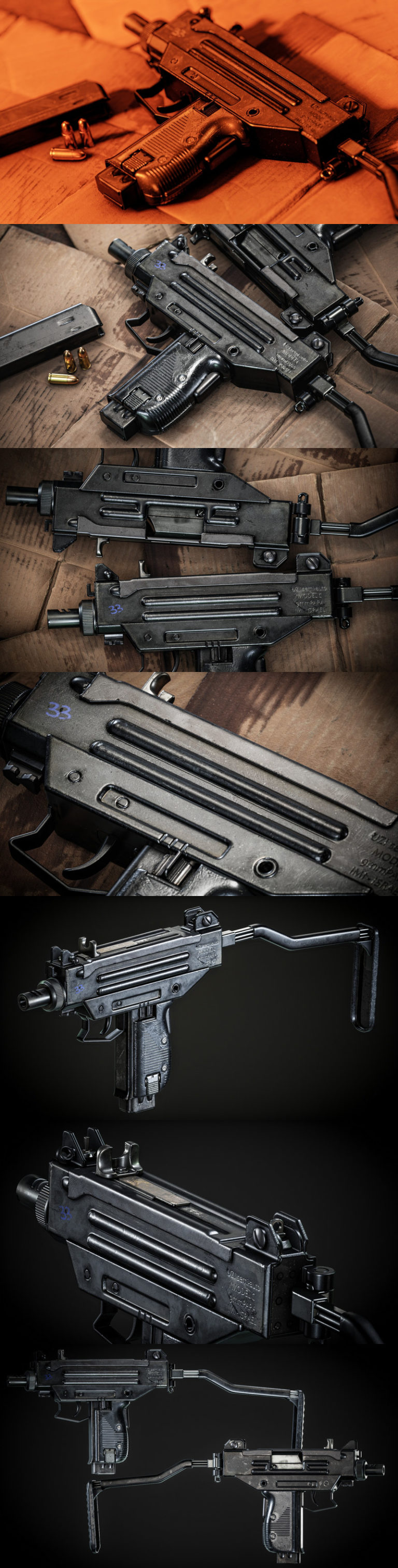 Desire FX 3d models | Animated Micro SMG FPS Gun Pack