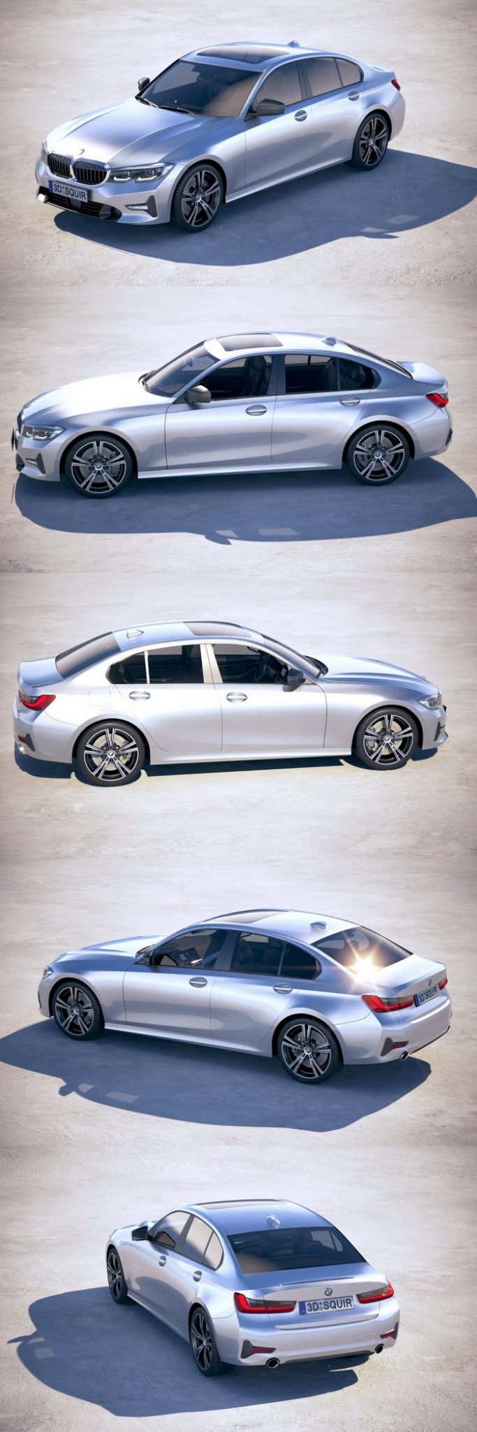 Desire FX 3d models | BMW 3-series 2019 3D Model