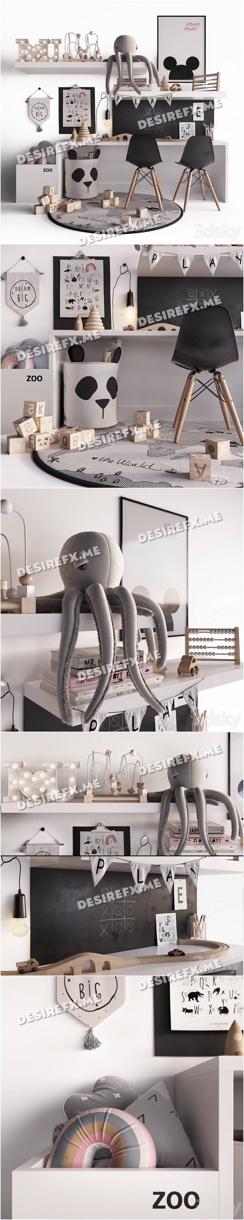 Desire FX 3d models | Chidren Set 2 – 3D Model