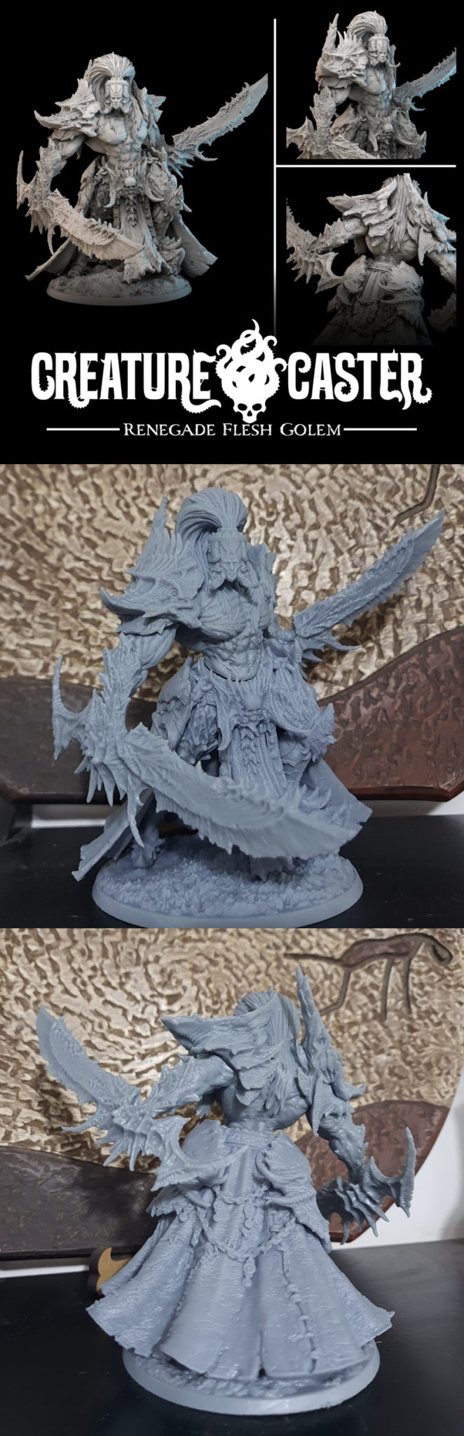 Desire FX 3d models | Creature Caster – Renegade Flesh Golem – 3D Print ...