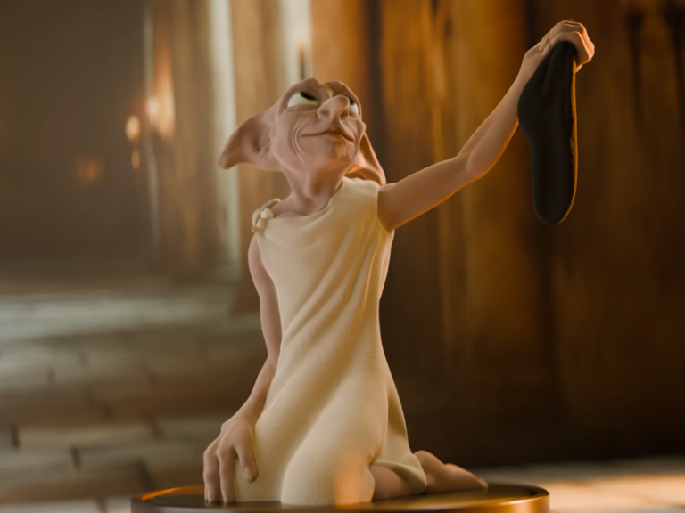Desire FX 3d models | Dobby the House Elf – Harry Potter Sculpture – 3D ...