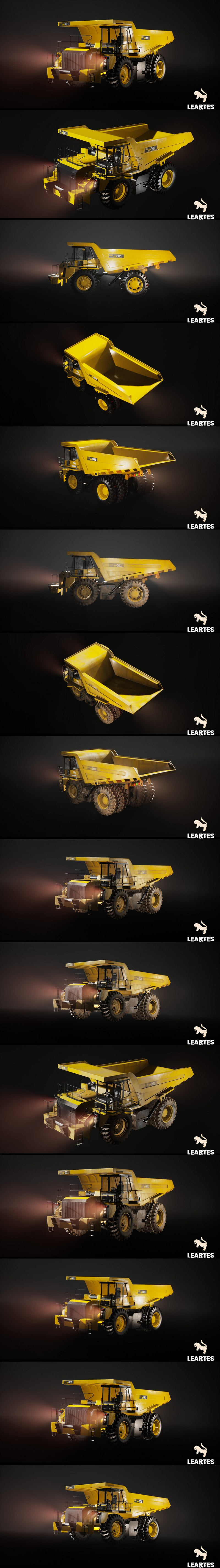 Desire FX 3d models | Driveable Animated Construction Truck ...