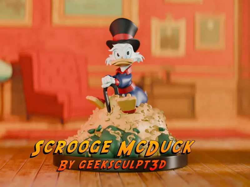 Desire FX 3d models | DuckTales Scrooge McDuck – Fan Art Collectible ...