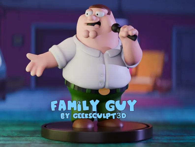 Desire FX 3d models | Family Guy – Peter Griffin – Fan Art Figurine ...