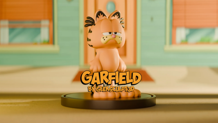 Desire FX 3d models | Garfield Figurine – Iconic Cartoon and Comic ...