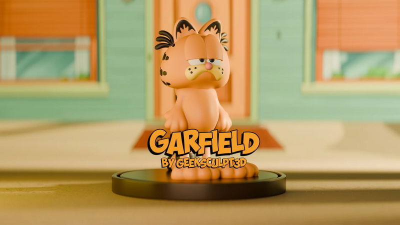 Desire FX 3d models | Garfield Figurine – Iconic Cartoon and Comic ...