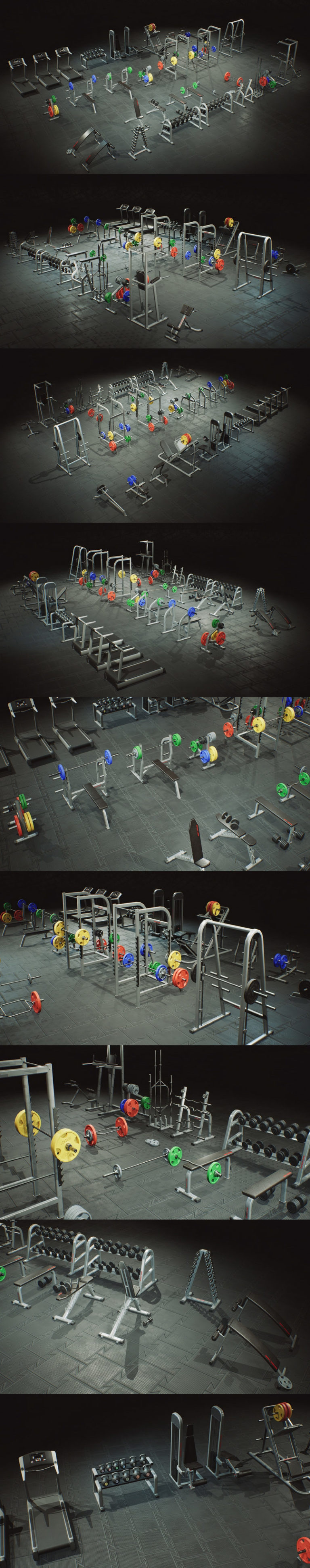 Desire FX 3d models | Gym Props Pack – Unreal Engine