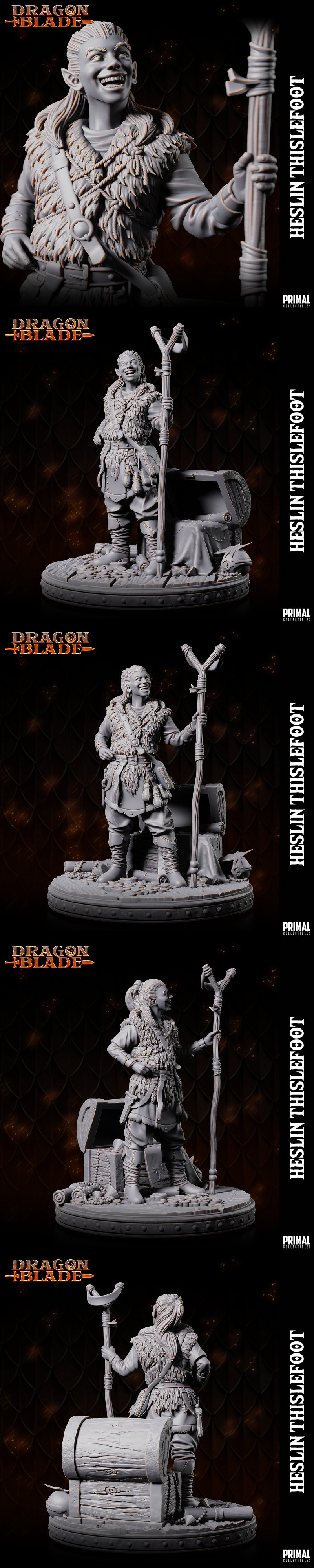 Desire FX 3d models | Halfling Kender Heslin Thistlefoot – 3D Print Model