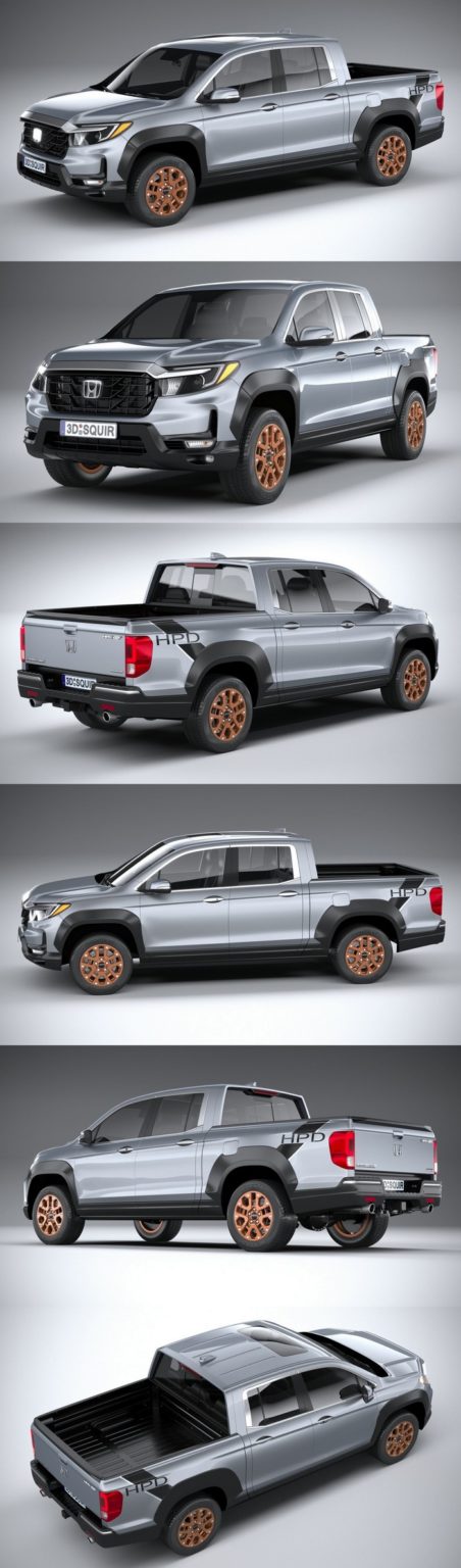 Desire FX 3d models | Honda Ridgeline 2021 3D Model