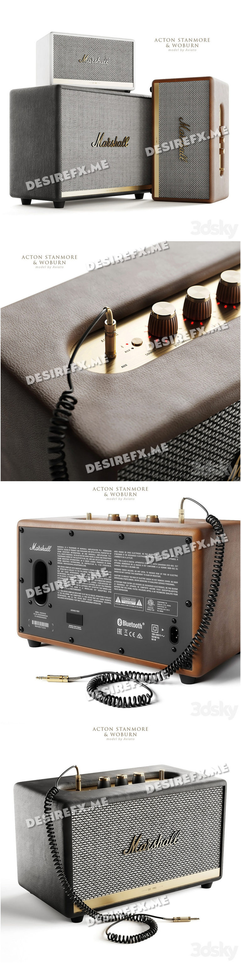 Desire FX 3d models | Marshall Stanmore, Acton & Woburn – 3D Model