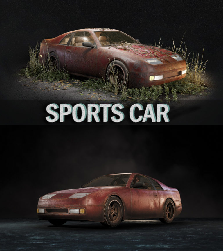 Desire FX 3d models | Procedural Vehicles – Sports Car – Unreal Engine