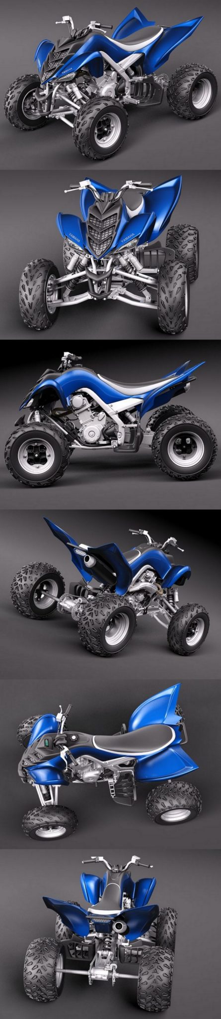 Desire FX 3d models | Yamaha Raptor QUAD 2011 3D Model