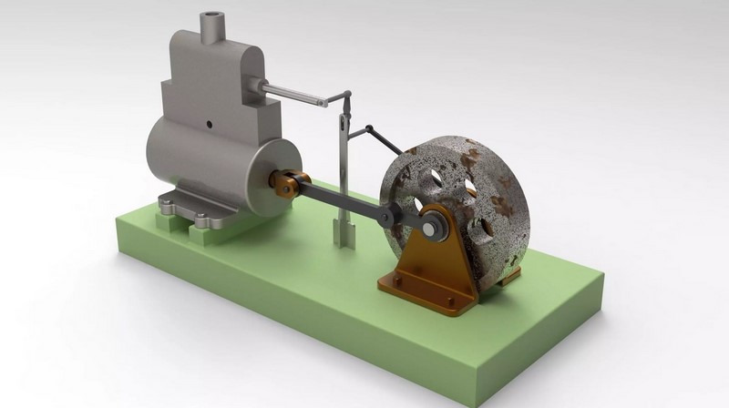 Desire FX 3d models | STEAM ENGINE 3D print model