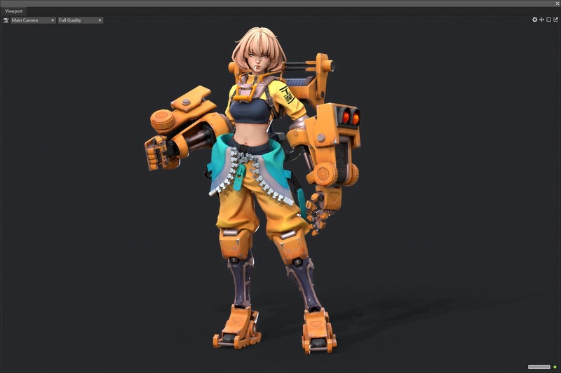 Desire FX 3d models | Mecha girl 3D model