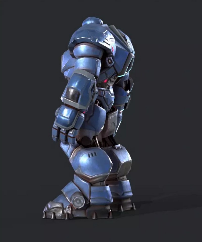 Desire FX 3d models | Iron Overlord Robot Low-poly 3D model