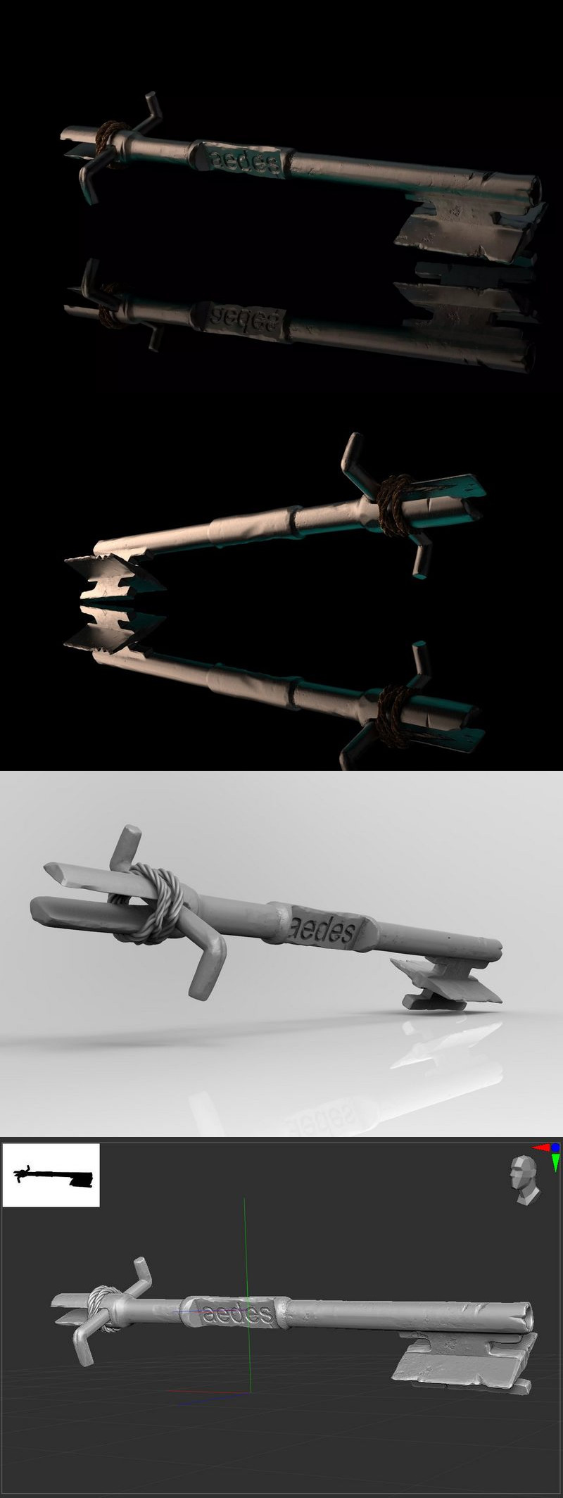 Desire FX 3d models | Huge key weapon 3D print model