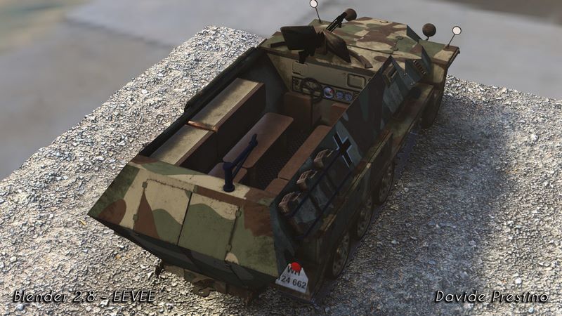 Desire FX 3d models | Half-track SDKFZ C military German Truck Low-poly ...