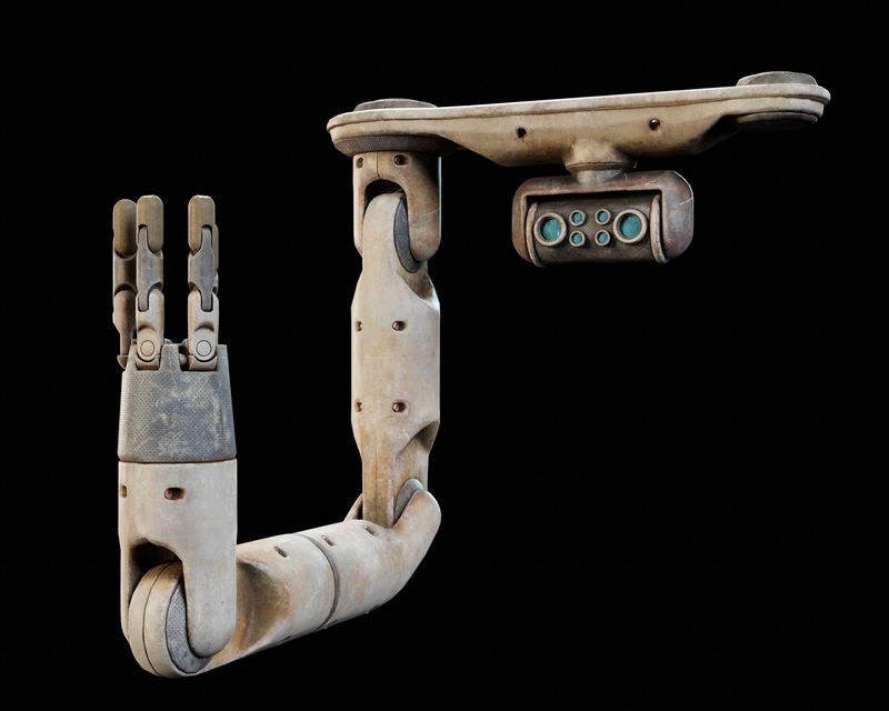 Desire FX 3d models | Robotic Arm MK1 Low-poly 3D model