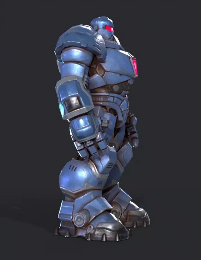 Desire FX 3d models | Iron Overlord Robot Low-poly 3D model