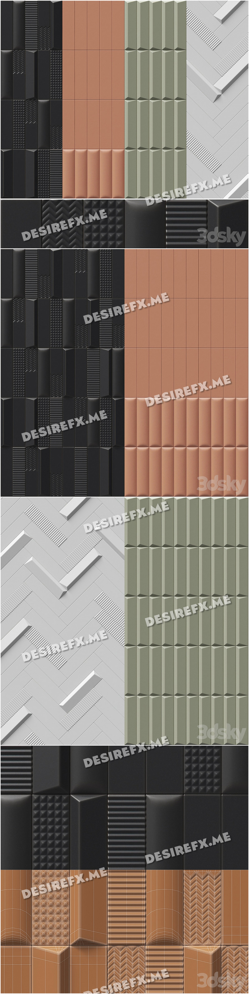 Desire FX 3d models | 41zero42 Biscuit tile – 3D Model